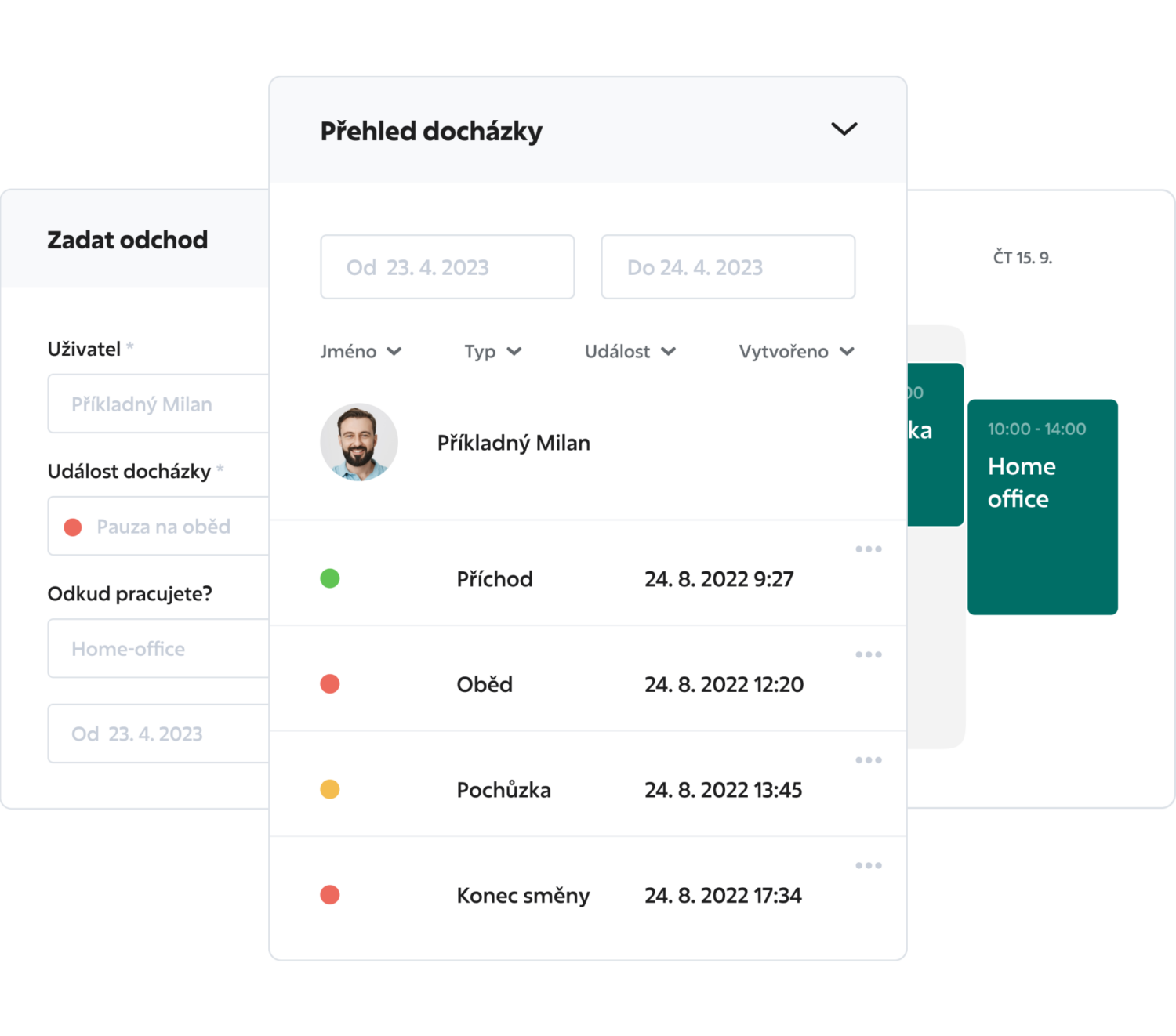 Docházkový systém - efektivní evidence pracovního času | Sloneek.cz